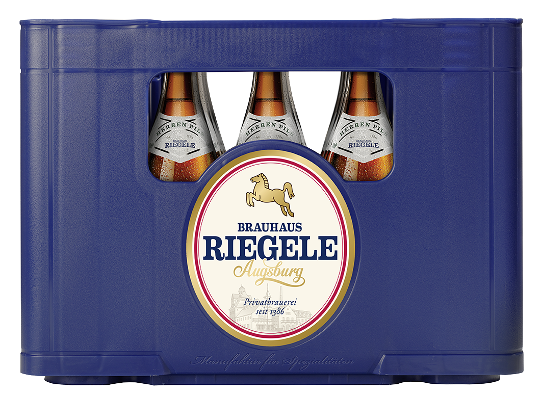 Riegele Augsburger Herrenpils · Maruhn – Welt der Getränke