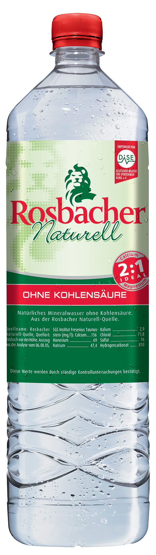Rosbacher Naturell 1,5L PET · Maruhn – Welt der Getränke